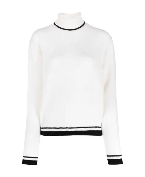 MSGM High Neck Long-sleeved Jumper