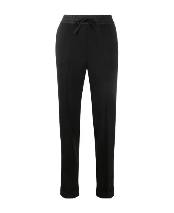P.a.r.o.s.h Drawstring Straight-leg Trousers - Black