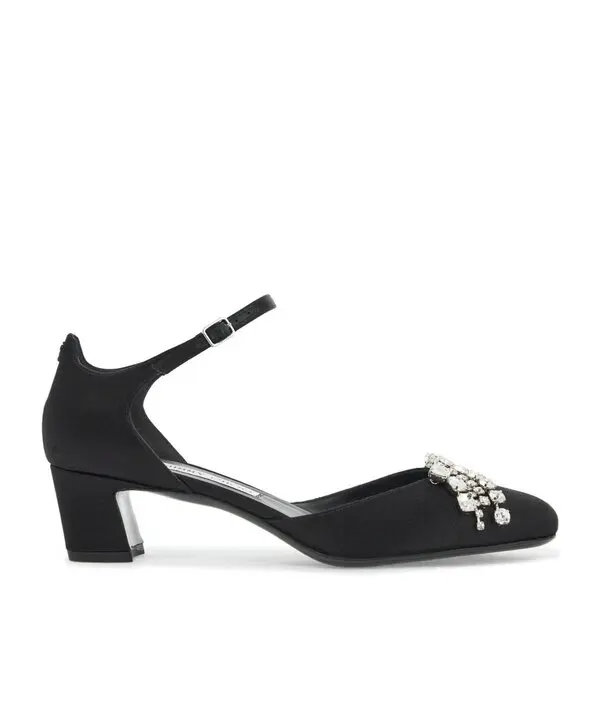 JIMMY CHOO 45mm Crystal-embellished Pumps