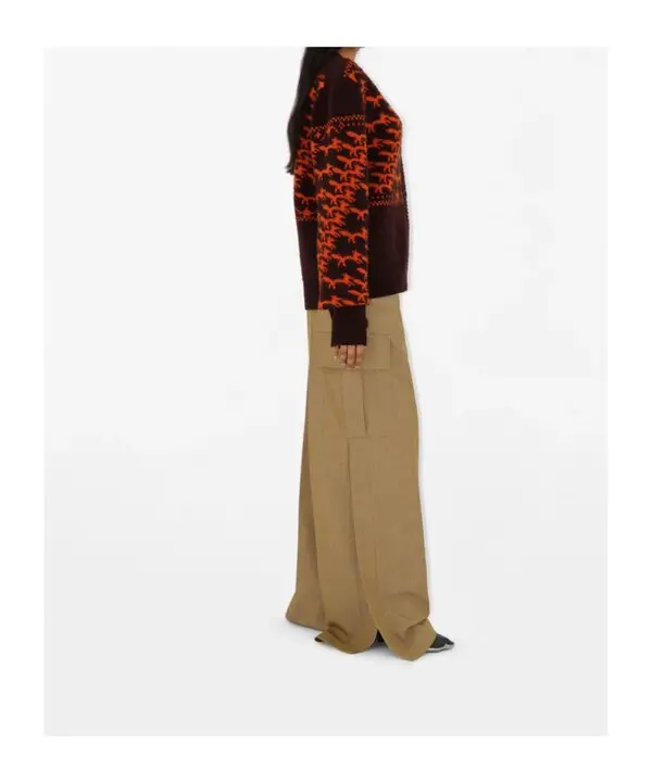 Burberry Fox Wool Cardigan