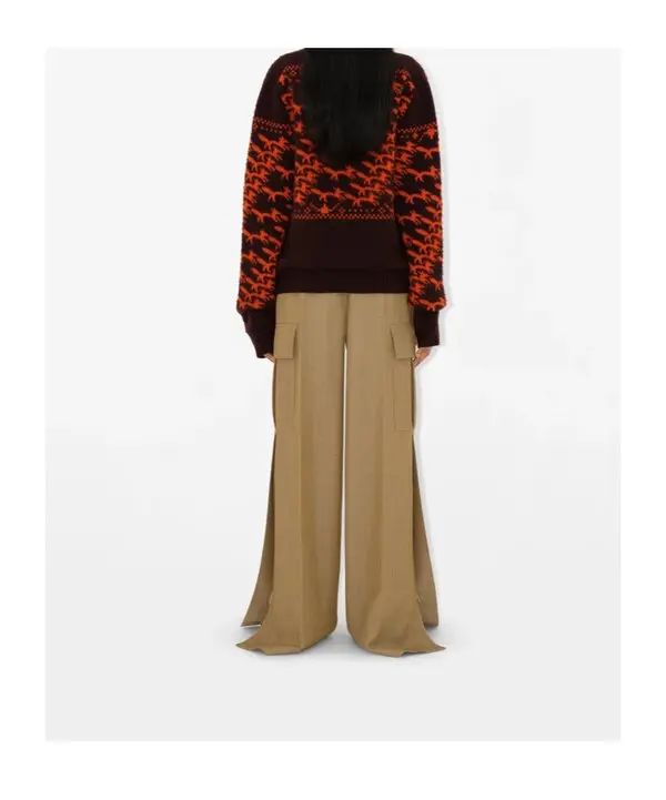 Burberry Fox Wool Cardigan
