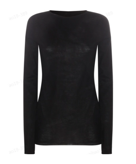 Rick Owens Long-sleeve Distressed Top - Black