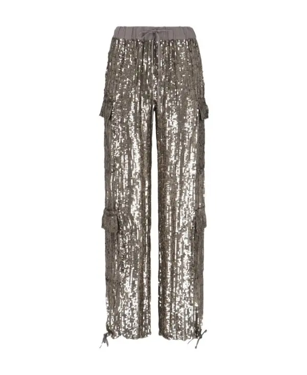 P.a.r.o.s.h Sequin Embellished Cargo Pants