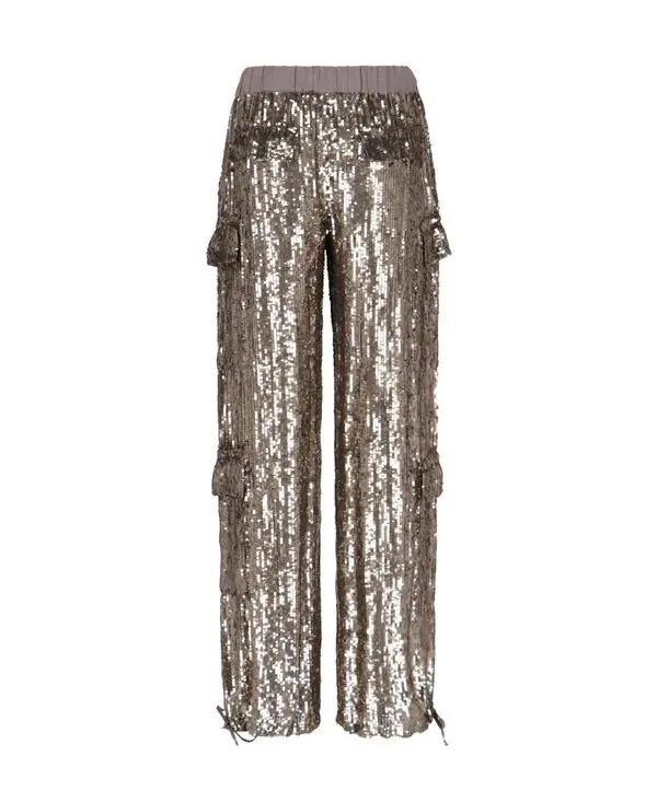 P.a.r.o.s.h Sequin Embellished Cargo Pants