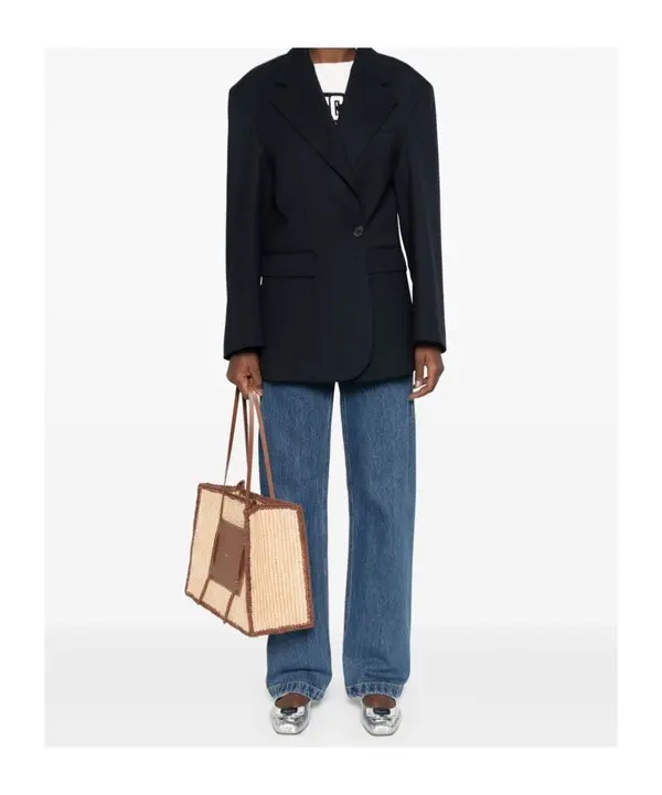 P.a.r.o.s.h Single-breasted Virgin Wool Blazer