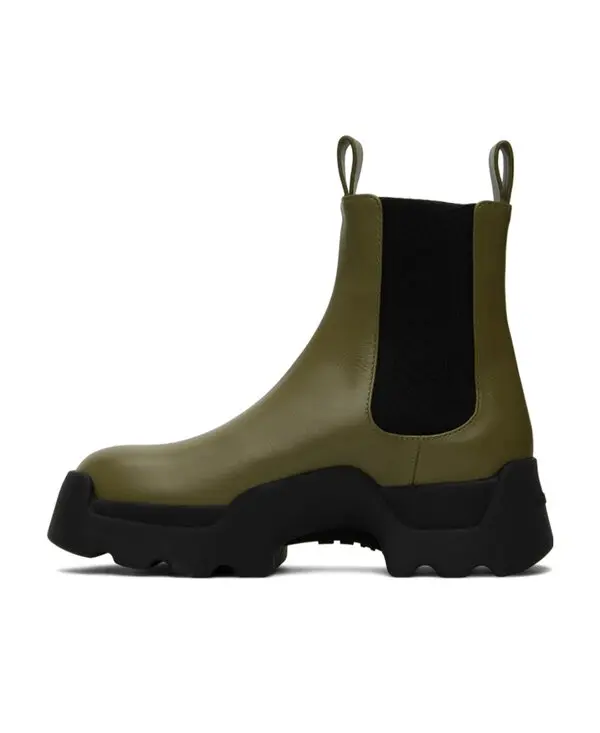 Proenza Schouler Stomp Leather Chelsea Boots