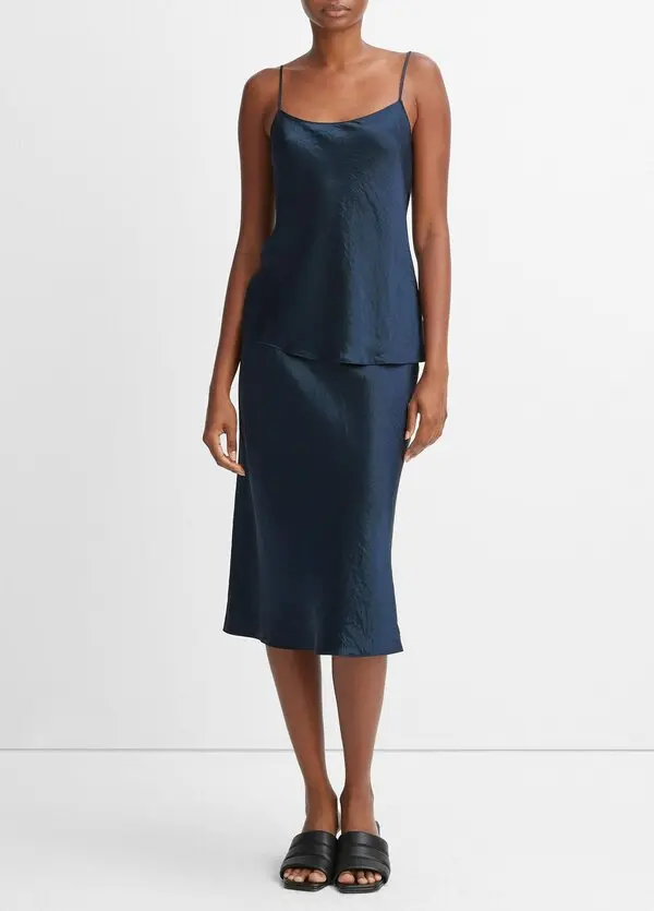 Vince Satin Cami Tank Top