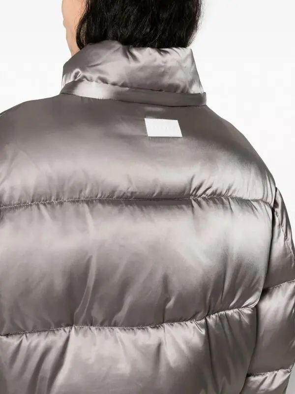 P.a.r.o.s.h Satin-finish Hooded Padded Coat