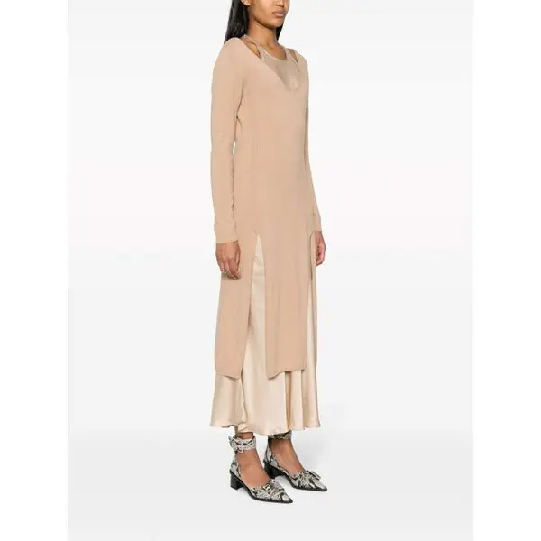 TWINSET Long-sleeve Layered Jumper Dress