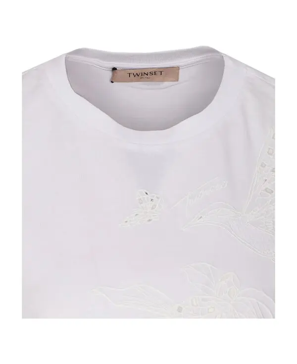 TWINSET Embroidered Crewneck T-shirt