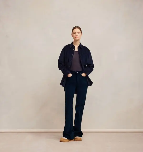 AMI Paris Long-length Flared Trousers
