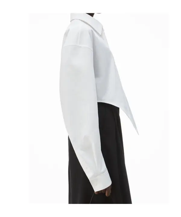 Alexander Wang Pointed Hem Shirt - White