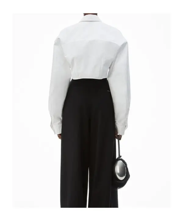 Alexander Wang Pointed Hem Shirt - White