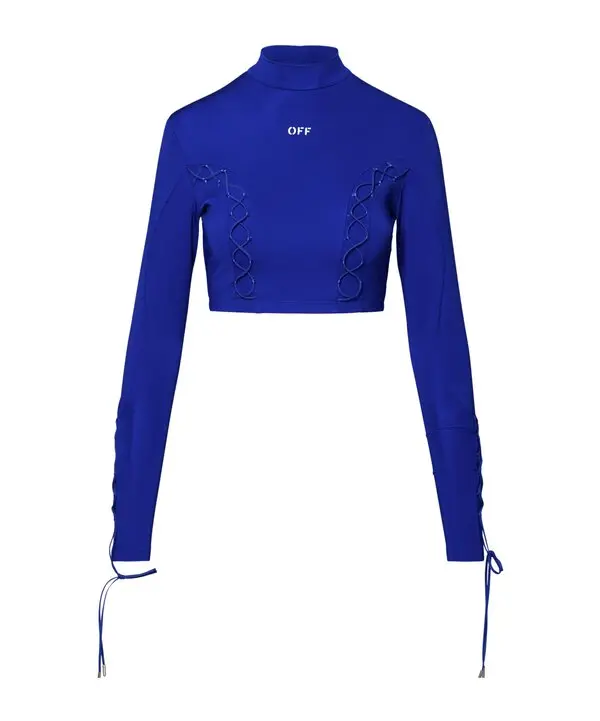 Off-White Logo Printed Long-sleeve Top