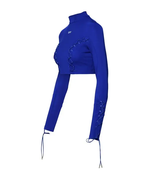 Off-White Logo Printed Long-sleeve Top