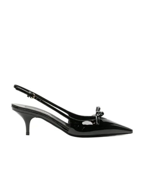Miu Miu 75mm Bow-embellished Slingback Pumps