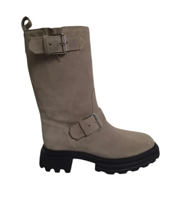 Hogan Buckled Biker Boots