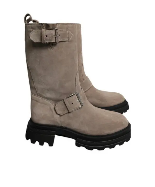 Hogan Buckled Biker Boots
