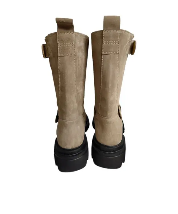 Hogan Buckled Biker Boots