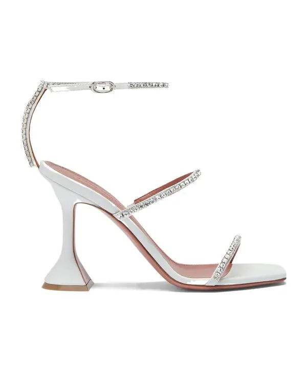 Amina Muaddi Open-toed High-heeled Sandals