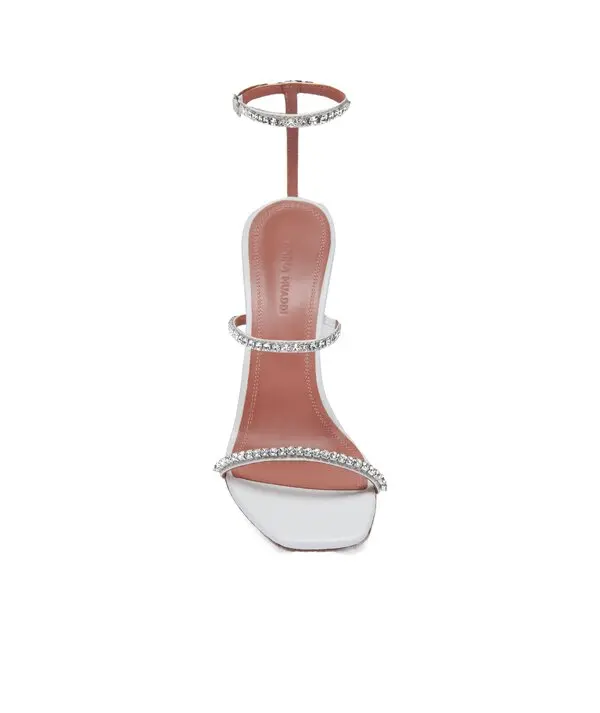 Amina Muaddi Open-toed High-heeled Sandals