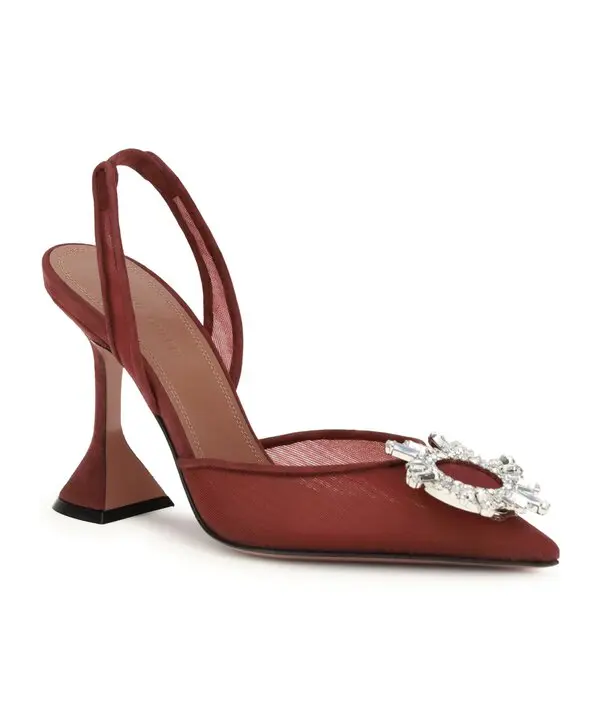 Amina Muaddi Pointed High-heeled Sandals