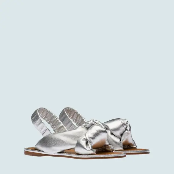Miu Miu Knotted Slingback Sandals