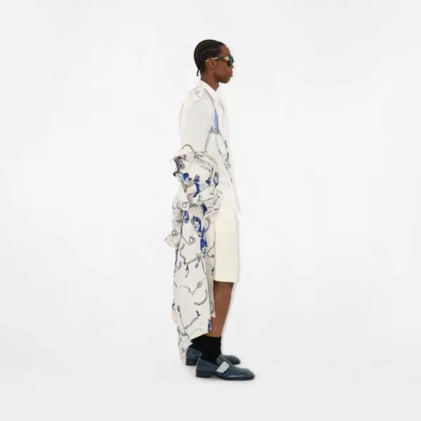 Burberry Knight Hardware-printed Buttoned Shirt