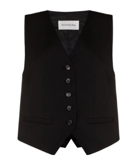 THE FRANKIE SHOP Gelso Single-breasted Wool Waistcoat