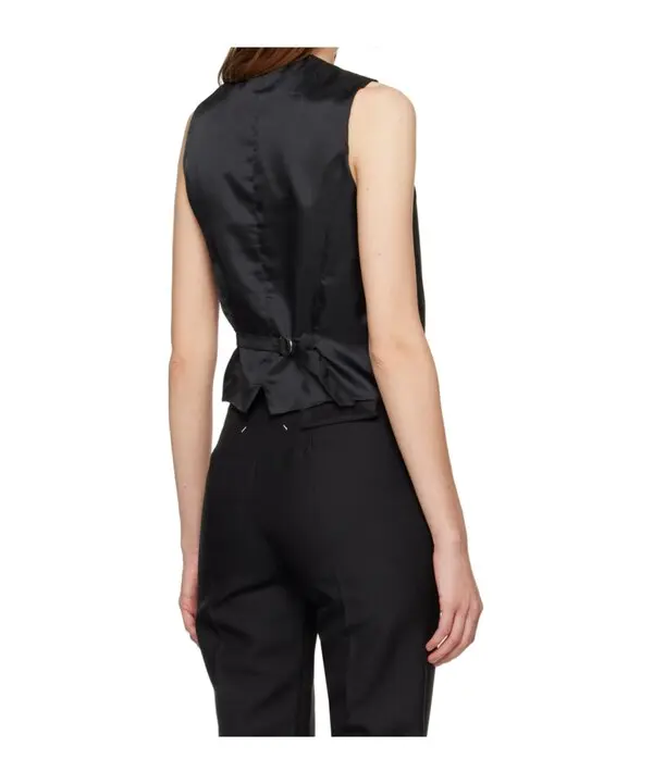 THE FRANKIE SHOP Gelso Single-breasted Wool Waistcoat