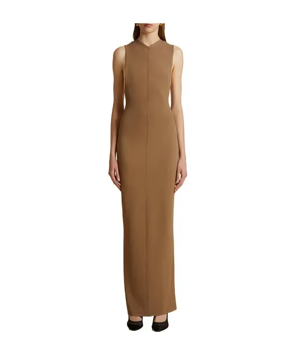 Khaite Terri V-neck Maxi Dress
