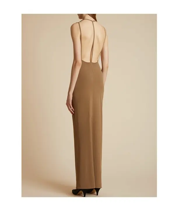 Khaite Terri V-neck Maxi Dress