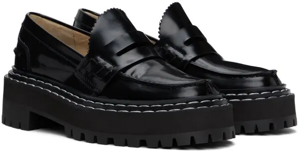 Proenza Schouler Lug-sole Leather Loafers