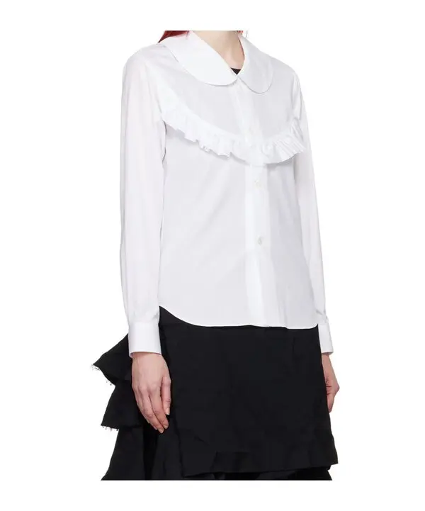 Comme Des Garçons Lapel Long Sleeve Shirt