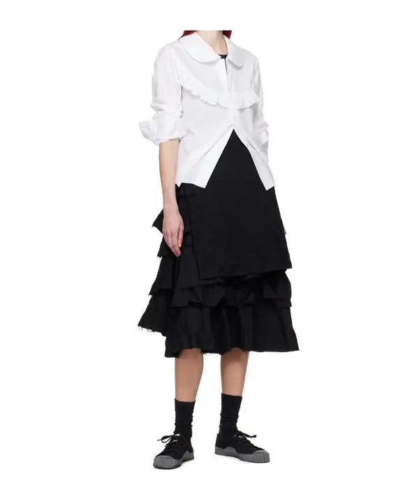 Comme Des Garçons Lapel Long Sleeve Shirt