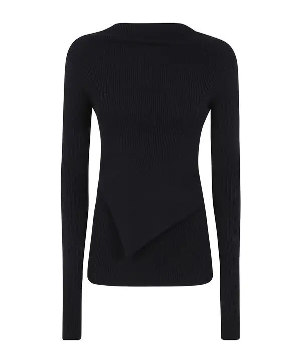 Rick Owens Babel Ribbed Top - Black