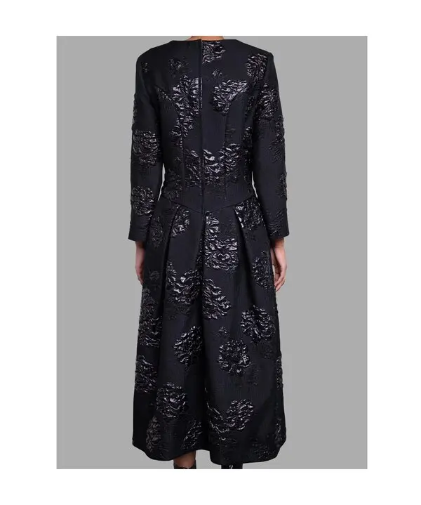 Comme Des Garçons Graphic Print Long Sleeve Dress