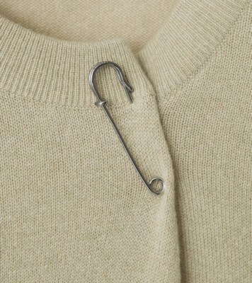 Burberry Cashmere Jumper With Paperclip Detail