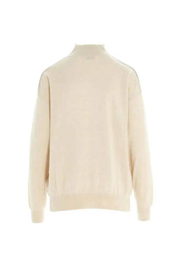 Brunello Cucinelli Brass-embellished Cashmere Jumper