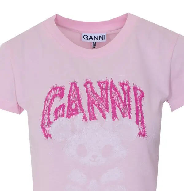 GANNI Graphic Logo T-shirt