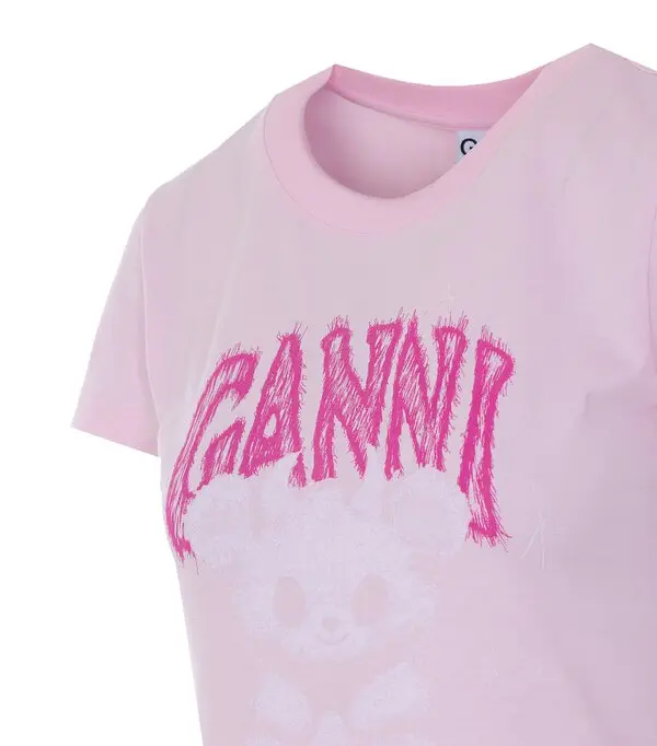 GANNI Graphic Logo T-shirt