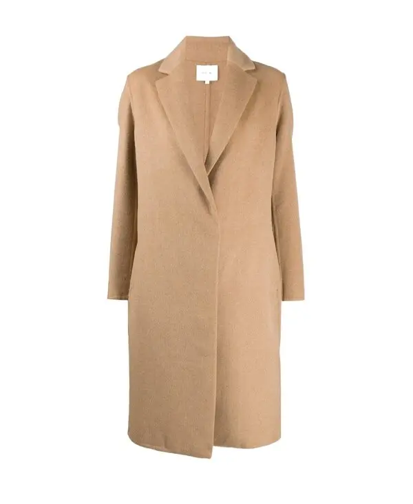 Vince Buttoned Oversized Robe Coat - Nude
