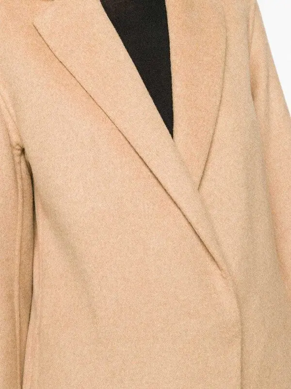 Vince Buttoned Oversized Robe Coat - Nude