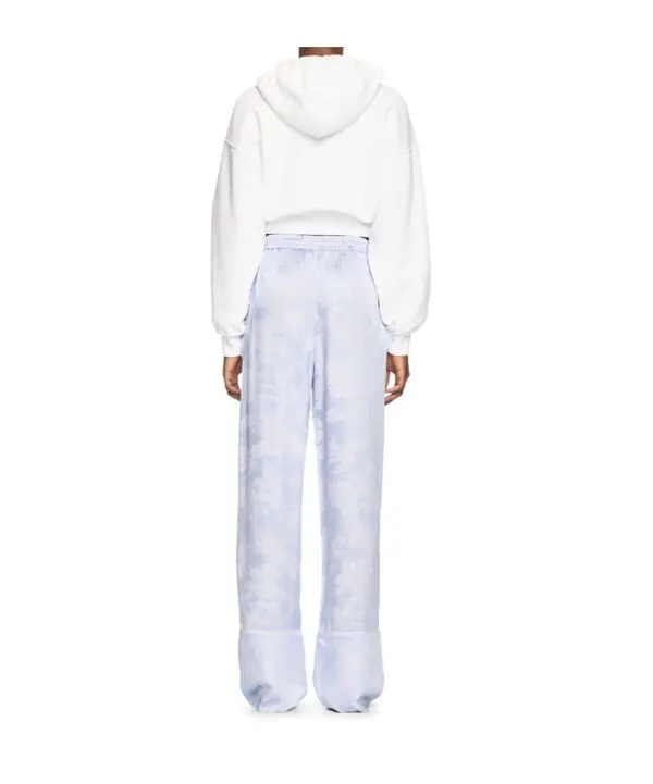 Off-White Bookish Rose Cropped Hoodie