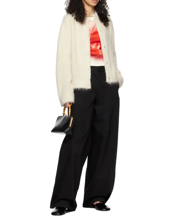 JIL SANDER T-bar Square Toe Pumps