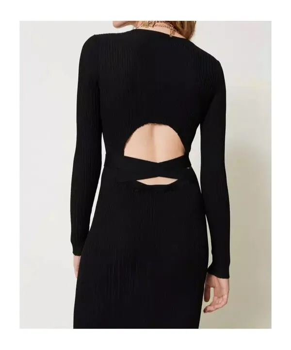 TWINSET Cut-out Maxi Dress