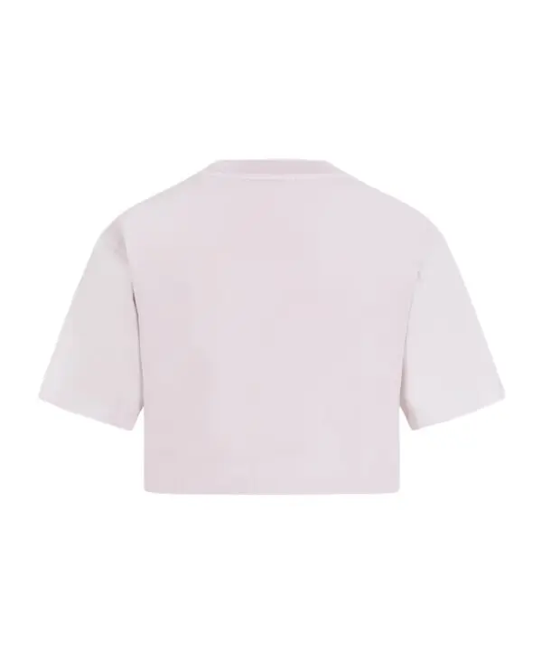 Off-White Cropped Crewneck T-shirt - White
