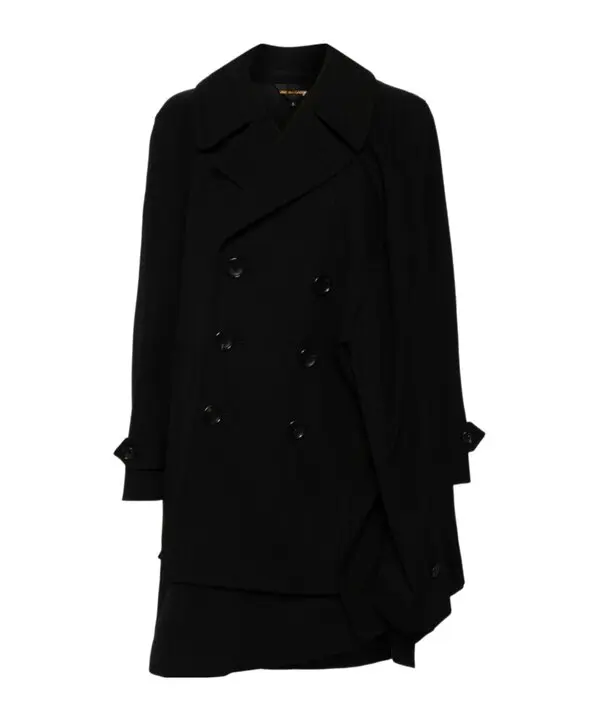 Comme Des Garçons Double-breasted Gabardine Jacket