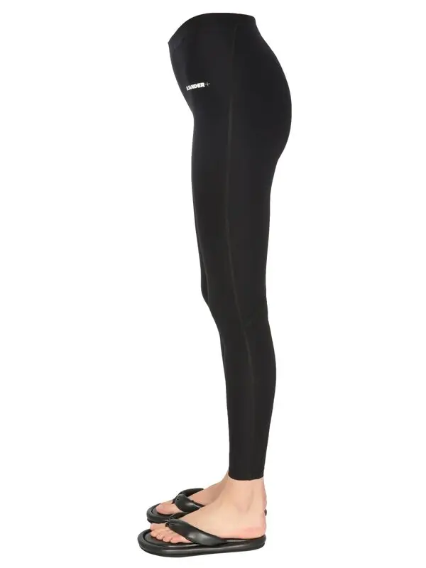 JIL SANDER Logo Print Sport Leggings