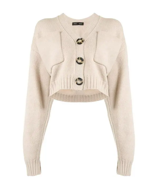 Proenza Schouler Eco Cashmere Cropped Cardigan